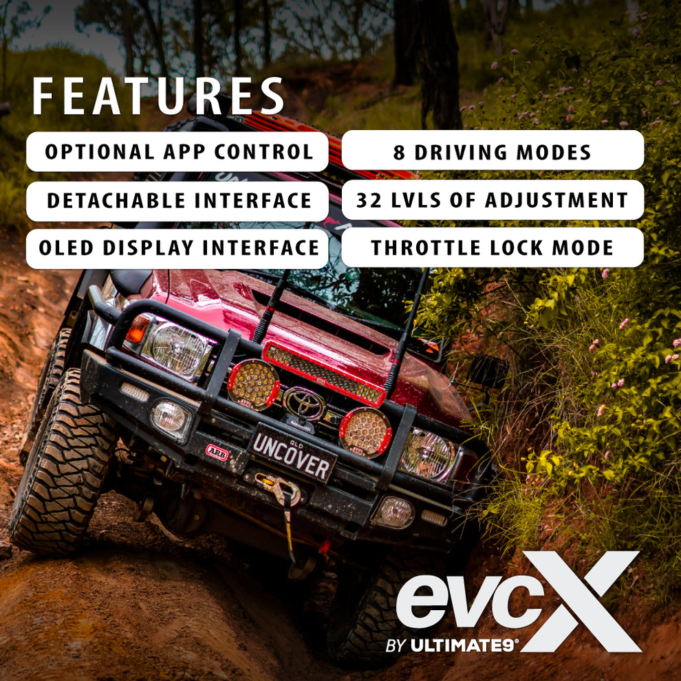 evcX Throttle Controller to suit TOYOTA LANDCRUISER 2007 - 09/2009 (70 – Boyes Engineering
